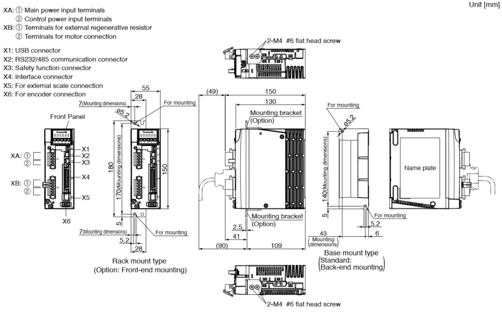 Bộ điều khiển Servo Minas A6 MBDLN25SE - Tự Động Hoá Toàn Cầu