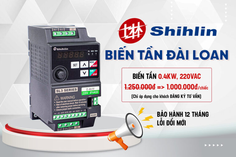 Biến tần Shihlin Đài Loan Chính hãng | Giá Tốt Nhất